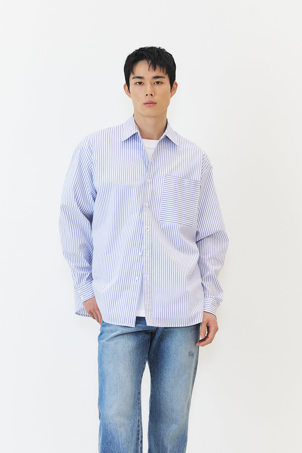 [Men] Wrinkle Free Over-Fit Shirt